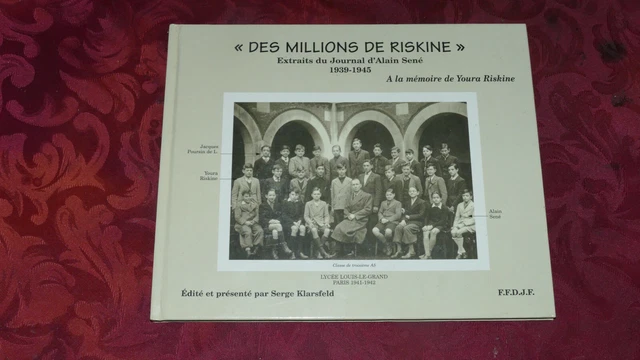 DES MILLIONS DE Riskine/ Lycee Louis Le Grand / Extrait Journal Serge ...