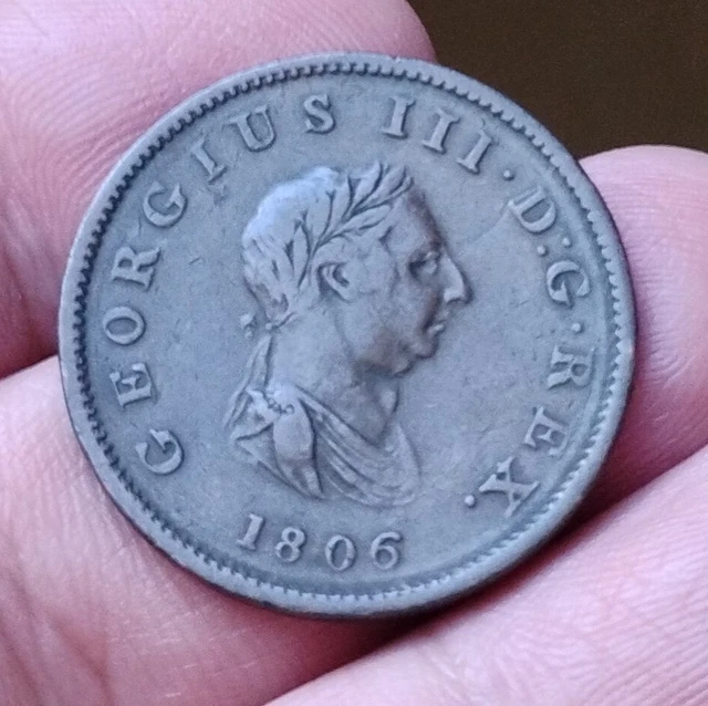 BRITISH KING GEORGE III 1806 Half Penny Coin. Nice collectable ...