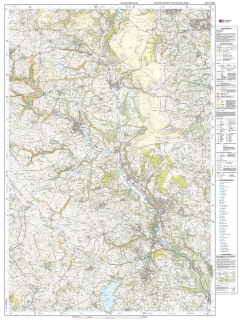 THE PEAK DISTRICT: White Peak Area Map | Peak District National Park ...