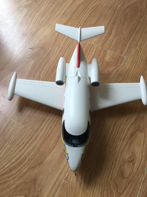PLAYMOBIL RED/WHITE PRIVATE Jet Plane with 3 Figure and table £16.99 ...