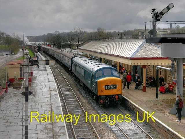 RAILWAY PHOTO - Peak Class Locomotive at Ramsbottom c2017 £2.00 ...