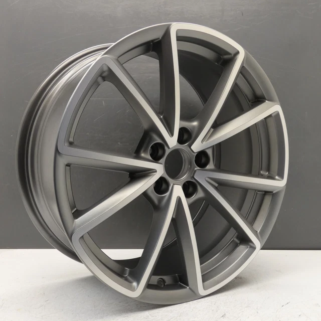 AUDI A4 S4 S-Line V Spoke 19" Grey Alloy Wheel Rim 8.5J 8W0601025Bd ...