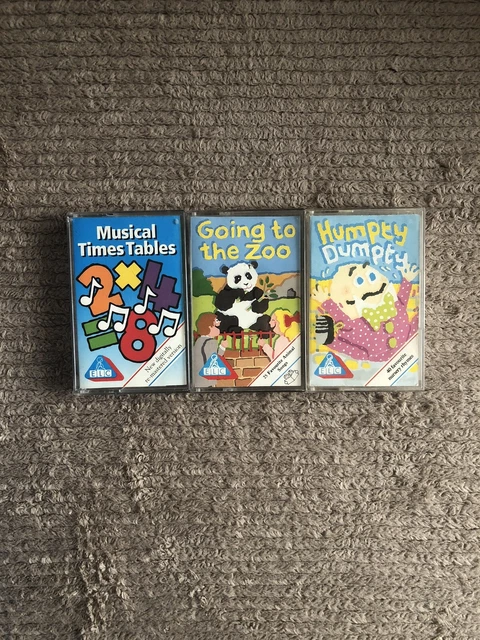 EARLY LEARNING CENTRE ELC Cassette Tapes - Times Tables | Zoo | Humpty ...