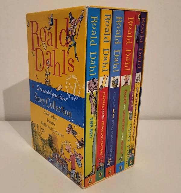 ROALD DAHLS SCUMDIDDLYUMPTIOUS Story Collection Book Set x 6THE BFG THE ...