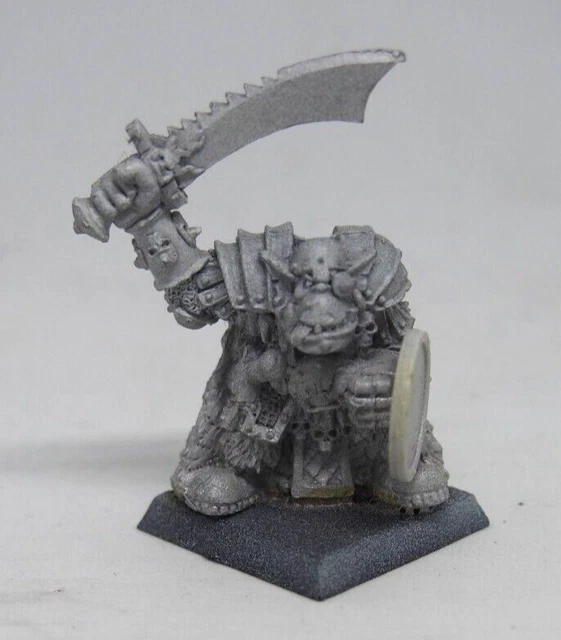 WARHAMMER FANTASY BLACK Orc Warboss Gorfang Rotgut Games Workshop ...