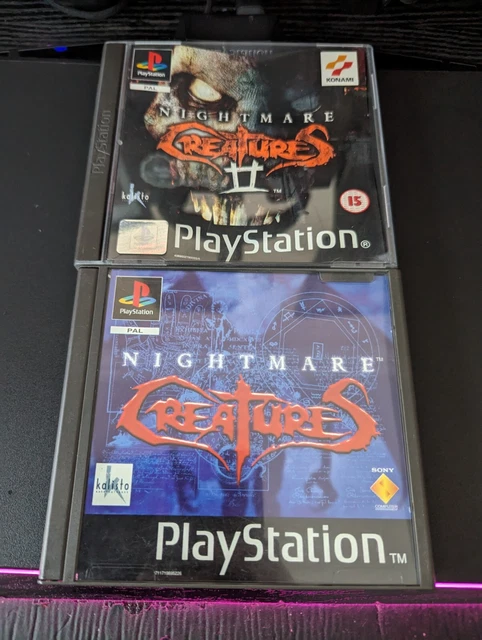 NIGHTMARE CREATURES I-II (PlayStation 1, PS1) PAL testato e completo di ...