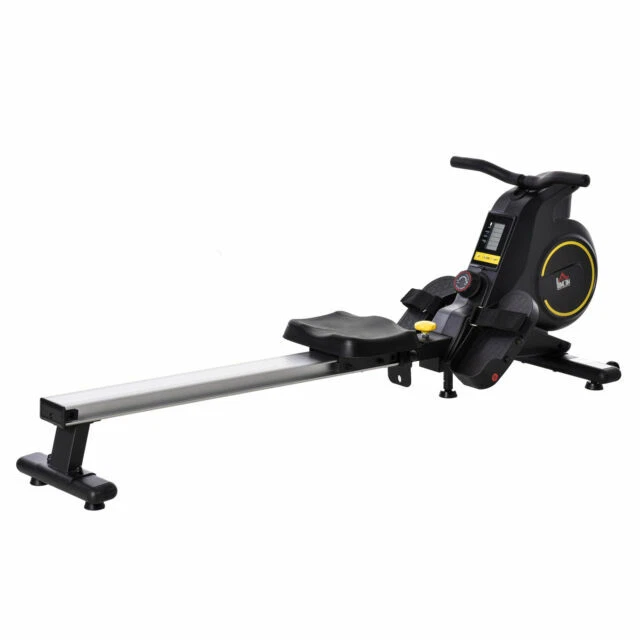 HOMCOM SOOZIER A90-243 Adjustable Magnetic Rowing Machine - Black £36. ...