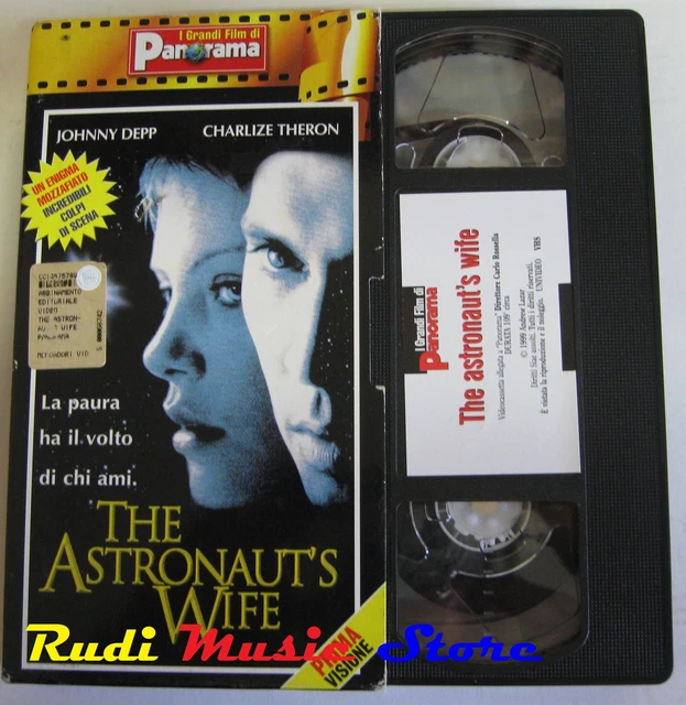 VHS THE ASTRONAUT'S WIFE Movie Johnny Depp PANORAMA CARDBOARD (FP2 ...