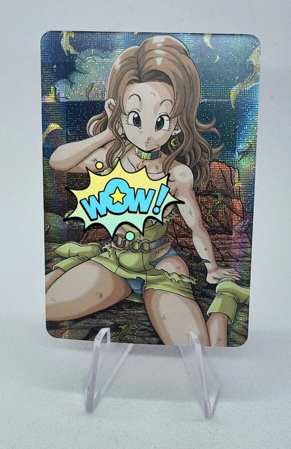 VALESE DRAGON BALL Z Carte Card Girl Waifu Prism Holo Foil Manga Sexy ...