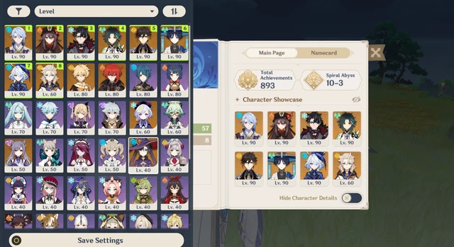 GENSHIN IMPACT [ASIA] AR 57 wriothesley zhongli furina hutao+sign ayato ...