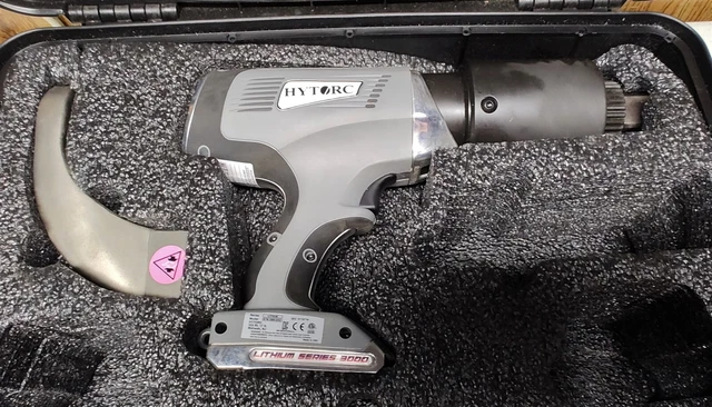 HYTORC BTM-3000 36V Electric Torque Gun Kit W/ Case *Calibrated* Demo ...
