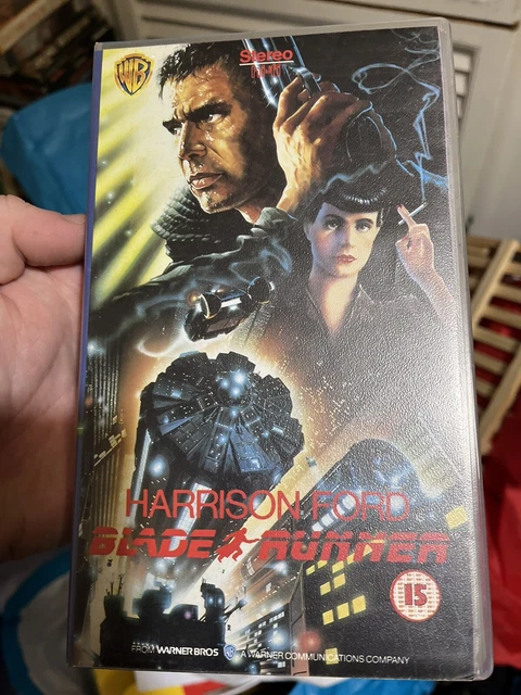 BLADE RUNNER VHS 1989 Original Theatrical Cut Rare Warner Blue Spine £ ...