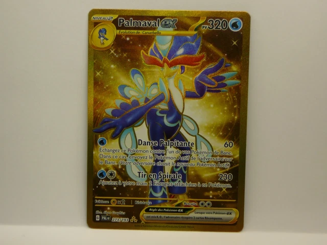 CARTE POKÉMON PALMAVAL ex GOLD 273/193 fr Evolutions à Paldéa EV02 PAL ...