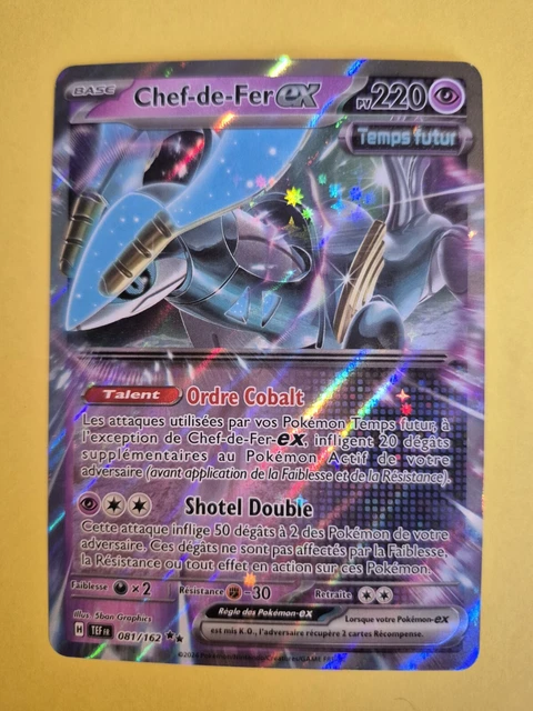 CARTE POKÉMON CHEF-DE-FER Ex 081/162 - Forces Temporelles EV5 FR EUR 4 ...