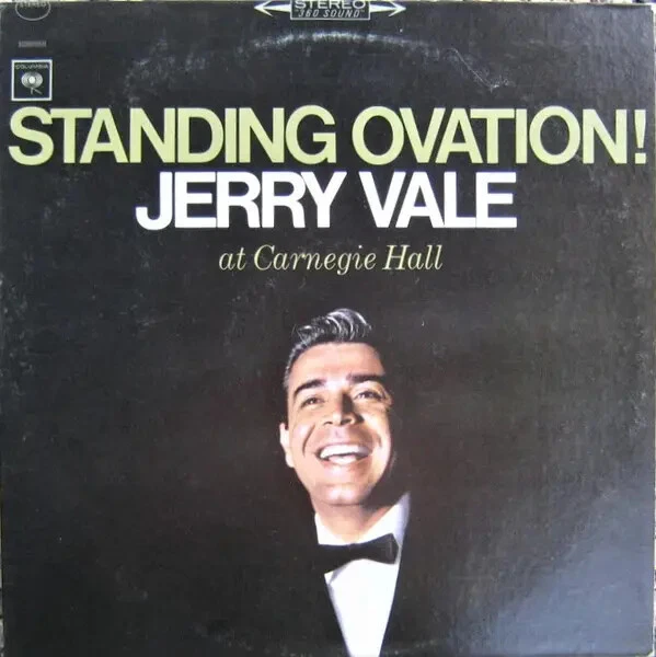 LP JERRY VALE Standing Ovation! At Carnegie Hall Columbia Special ...