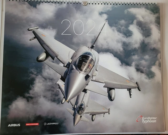 BRAND NEW - Official RAF Eurofighter Typhoon 2024 Calendar £25.00 ...