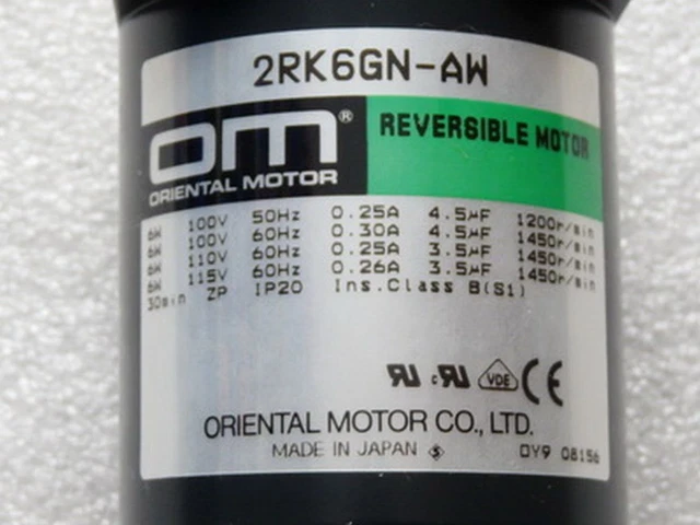ORIENTAL MOTOR 2RK6GN-AW Reversible Motor EUR 67,95 - PicClick DE
