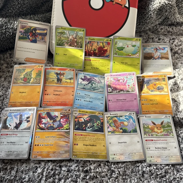 POKEMON CARD TCG | SV Prismatic Evolutions 15 card bundle no duplicates ...