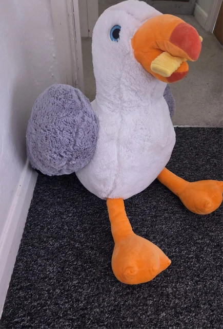 STEVEN THE SEAGULL Large Plush Soft Toy with Tag Great Condition Great ...