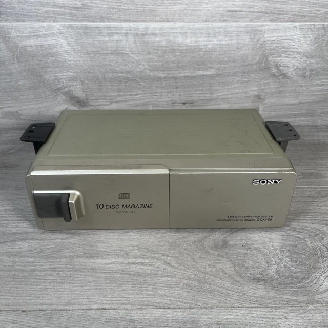 SONY CDX-65 COMPACT Disc Changer 10 Disc Magazine Converter System ...