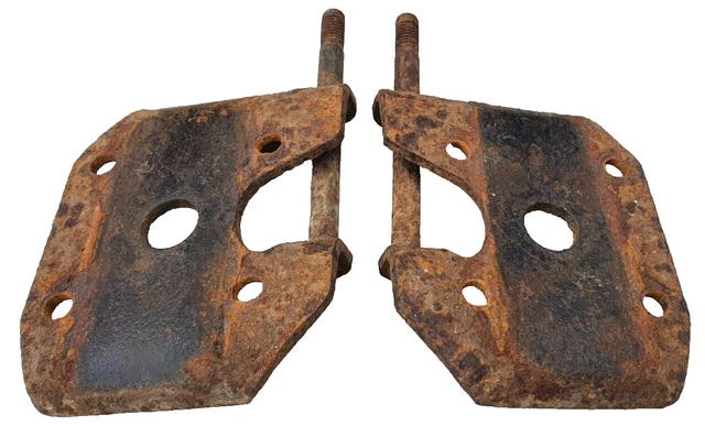 FORD ESCORT MK1 Rear Shock Mount Leaf Spring Lower Plate pair £48.95 ...