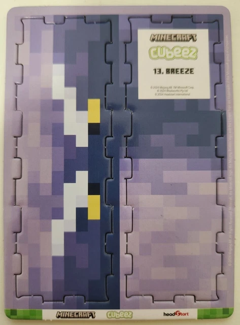 2025 WOOLWORTHS BIGW Minecraft Cubeez No. 13 Breeze $1.45 - PicClick AU