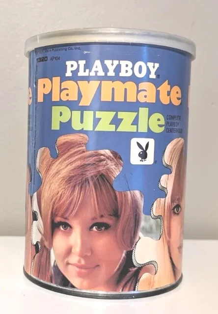 PLAYBOY PLAYMATE PUZZLE Tin Complete Centerfold Shay Knuth Miss ...