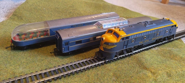 TRIANG RS14 LOCO, Coach And Observation Car. Non Runner £25.00 ...