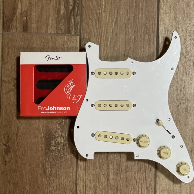 NEW FENDER ERIC Johnson Strat Pickup Set PIO Prewired Loaded Harness ...