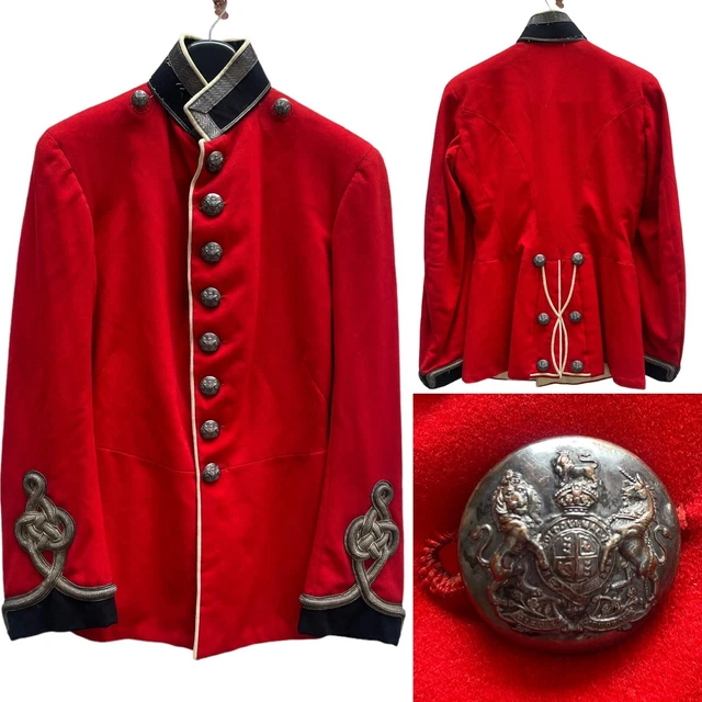 VINTAGE WW1 BRITISH Army Royal Engineers Officer Uniform Red Tunic ...