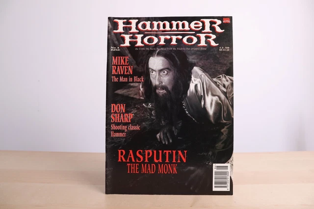 HAMMER HORROR MAGAZINE #4 Rasputin The Mad Monk June VF - 1995 £7.63 ...