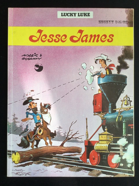 LUCKY LUKE - Jesse James en Polonais - Rare 1ère edition 1992 EUR 35,00 ...
