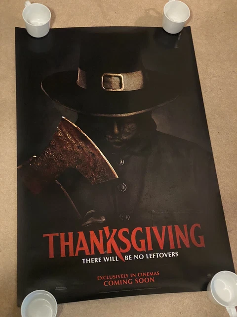 THANKSGIVING ORIGINAL DOUBLE Sided One Sheet Cinema Poster Eli Roth ...