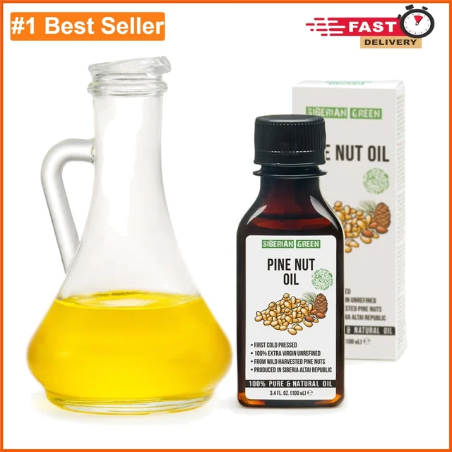 HIGH VITAMIN E Siberian Pine Nut Oil | 100ml Cold Pressed Oil - Food ...