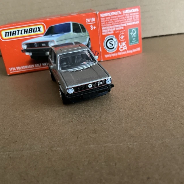 MATCHBOX VW GOLF Mk1 Gti Silver Metallic 1:64 Scale New Sealed Box £10. ...