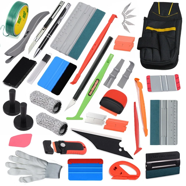 Vinyl Installation Squeegees Zanch Vinyl Wrap Tool Kit - Complete Car ...