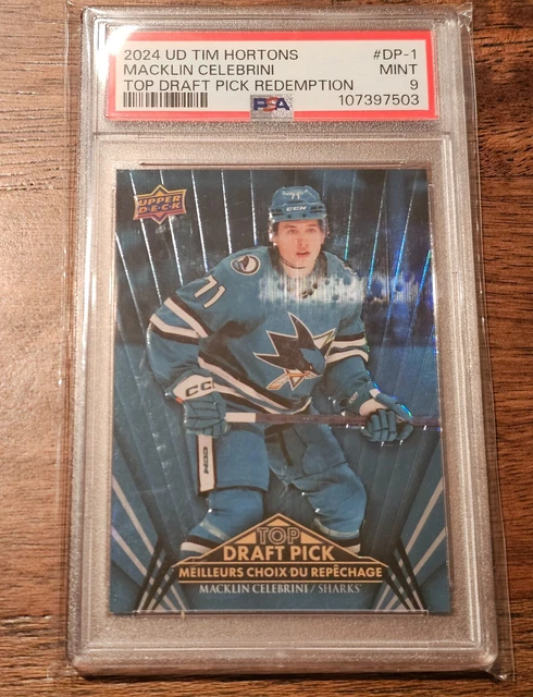 2024-25 TIM HORTONS Macklin Celebrini Top Draft Pick #Dp-1 Rookie 1: ...