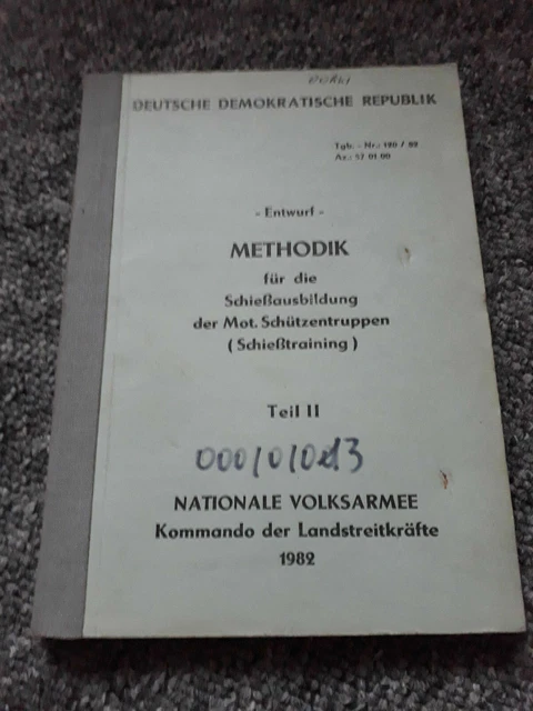 NVA METHODIK SCHIEßAUSBILDUNG SCHIEßTRAINING EUR 14,99 - PicClick DE