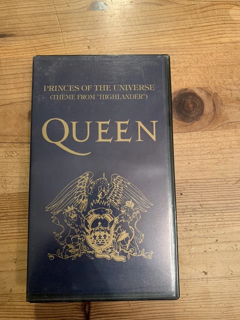 QUEEN PRINCES OF The Universe Rare Vhs. Freddie Mercury. Highlander. £ ...
