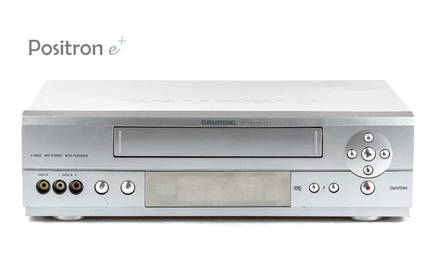 GRUNDIG GV3043 VHS Video Recorder Silver / Hifi Stereo/Serviced 1 Year ...
