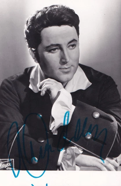 FRITZ WUNDERLICH ORIGINAL Autogramm - Autograph ( Oper Opera lyrischer ...
