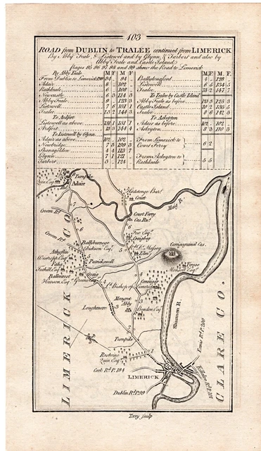 TAYLOR SKINNER IRELAND Map Limerick Adare Newcastle West Shanagolden ...