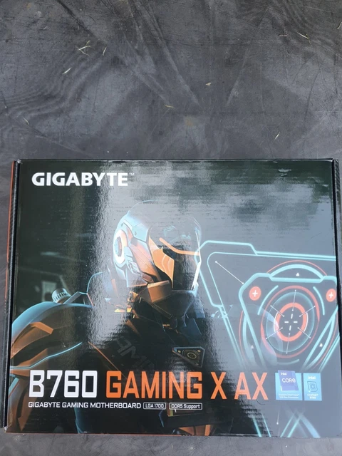 GIGABYTE B760 GAMING X AX WIFI6E Gen5 Motherboard - LGA 1700 DDR5 £135. ...