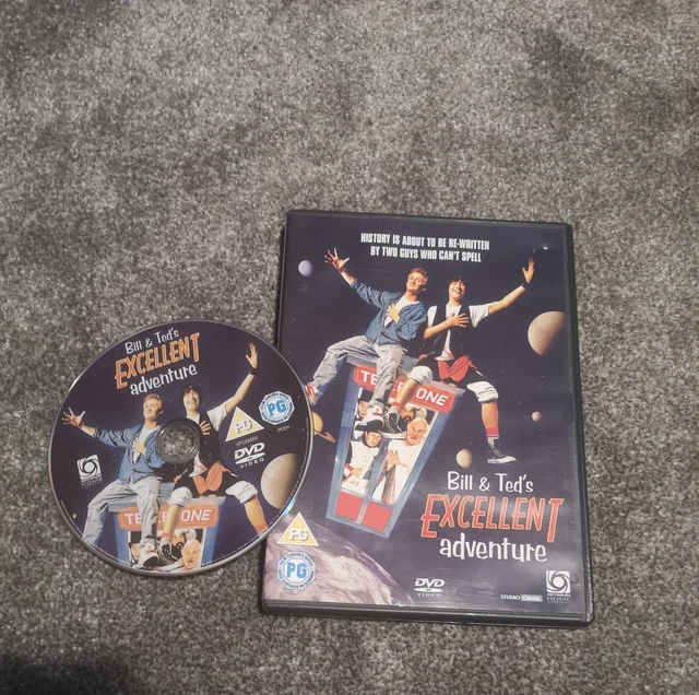 BILL AND TED'S Excellent Adventure DVD. Starring Keanu Reeves and Alex ...