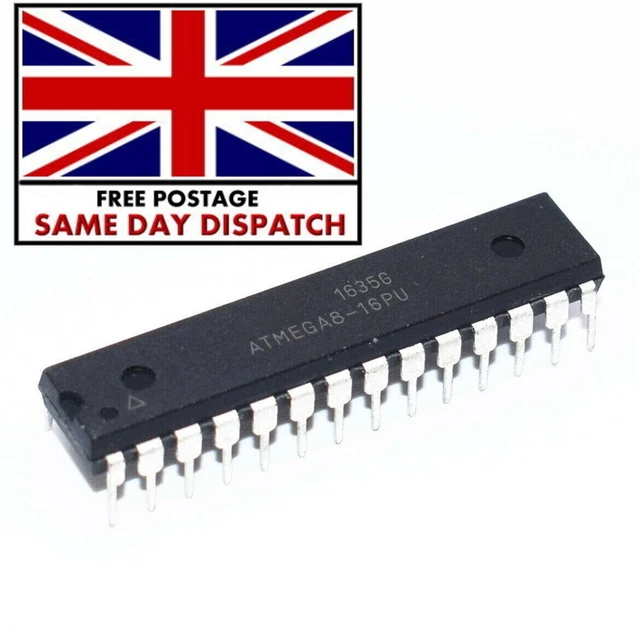 ATMEL ATMEGA8-16PU ATMEGA8 16Pu Dip28 Dip-28 Ic Chips £4.99 - PicClick UK ATMEL ATMEGA8-16PU ATMEGA8 16Pu Dip28 Dip-28 Ic Chips £4.99 - PicClick UK