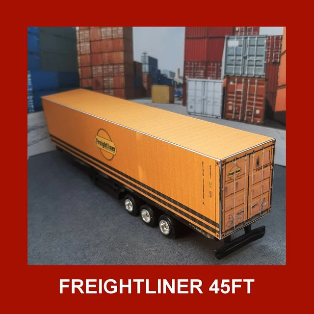 FREIGHTLINER MODEL RAIL Freight Shipping Containers x 5 OO Gauge 1:76 £ ...