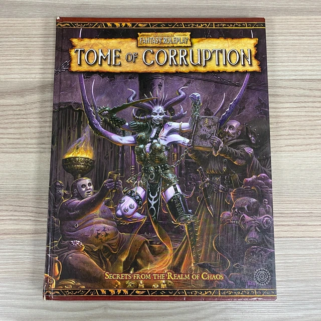 WARHAMMER FANTASY ROLEPLAY Tome Of Corruption Libro Rpg Libreria Nera ...