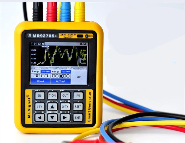 2.4& MR9270S+ 4-20MA signal generator calibration Current Voltage ...