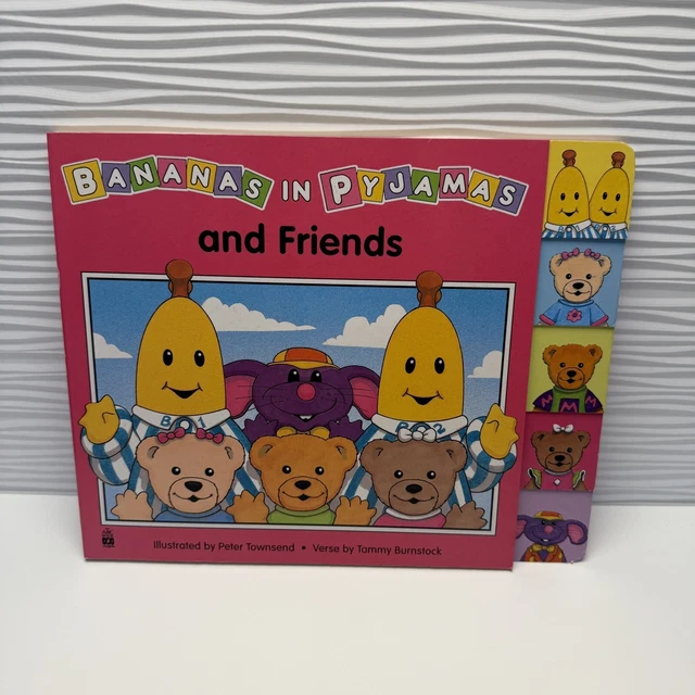BANANAS IN PYJAMAS and Friends Board Book 1996 Vintage ABC Peter ...