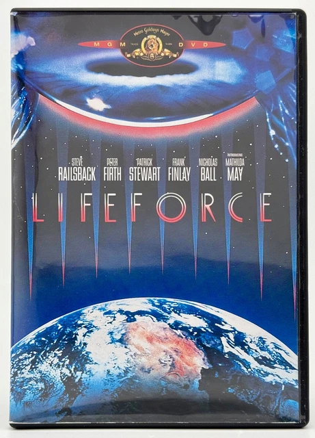 LIFEFORCE (DVD, 1985) Patrick Stewart, Mathilda May Space Vampires w ...